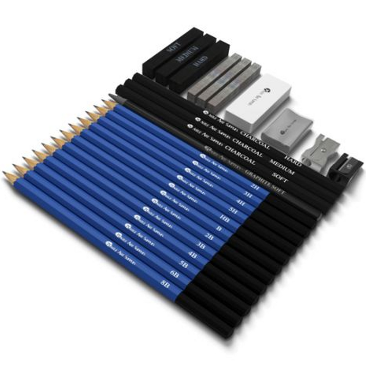 Premium Graphite & Charcoal Pencils 26 Piece Set – Successories